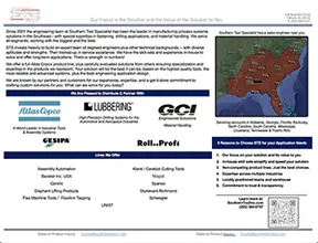 Line Card | Industrial Tools & Solutions | Southern Tool Specialist